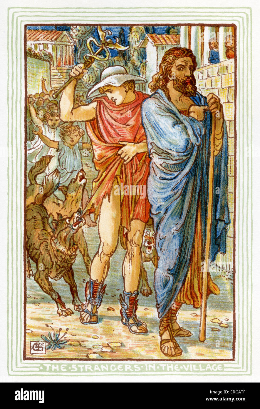 The strangers in the village - Zeus and Hermes disguised as peasants ...