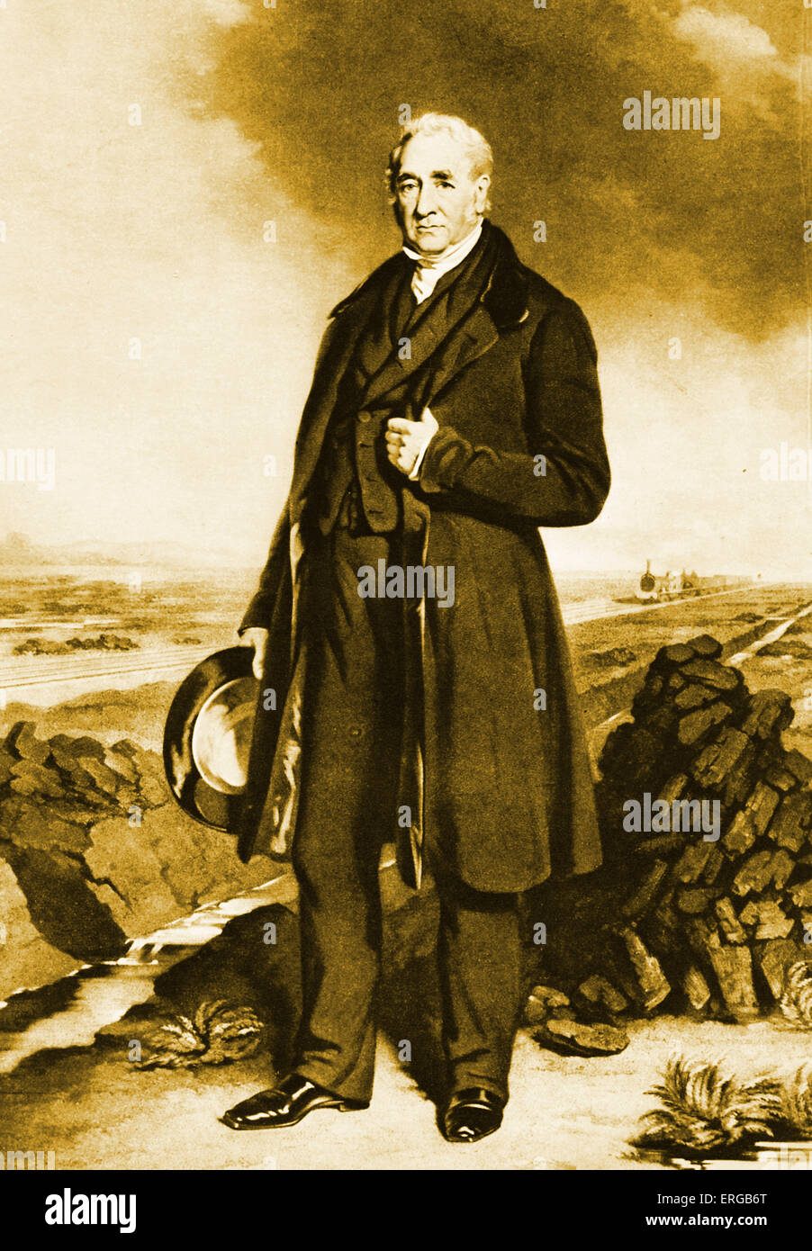 George Stephenson - English civil engineer and mechanical engineer (9 ...