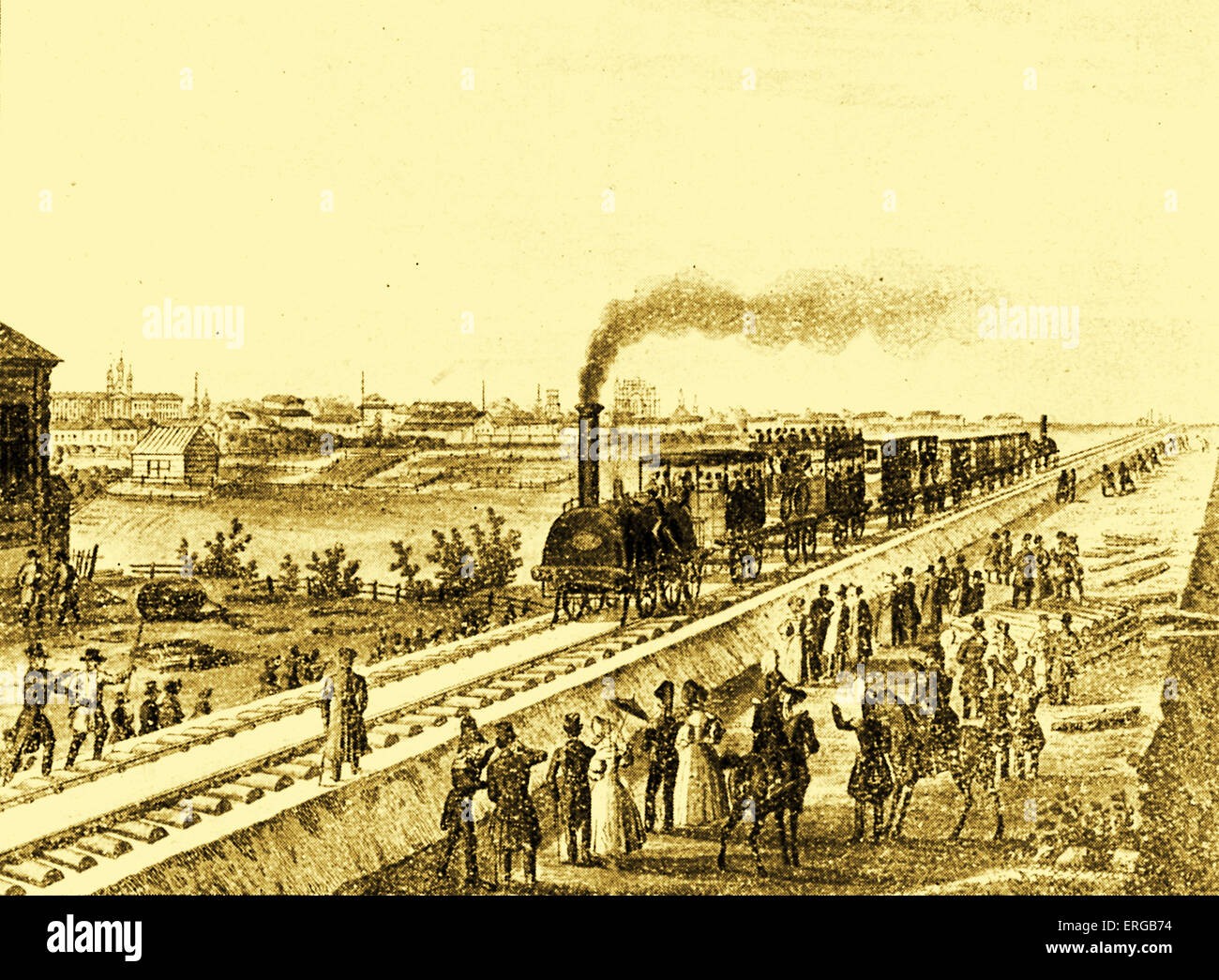 First steam locomotive hi-res stock photography and images - Alamy