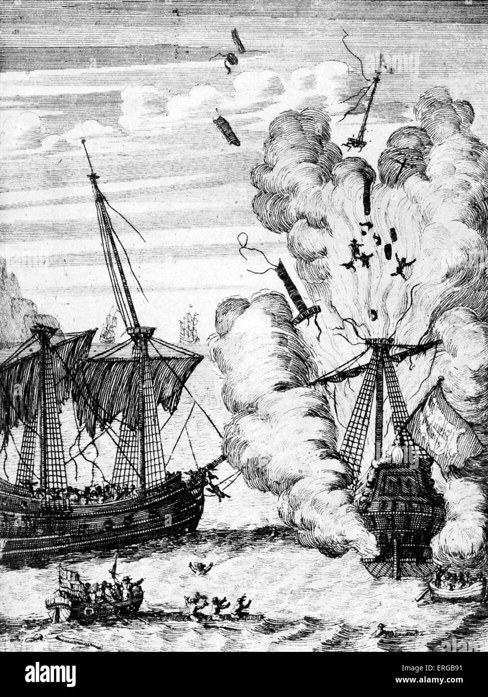 Explosion ship hi-res stock photography and images - Alamy