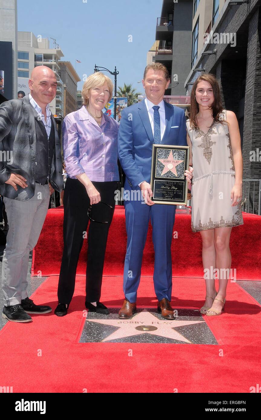 Los Angeles, CA, USA. 2nd June, 2015. Michael Symon, Brooke Johnson ...