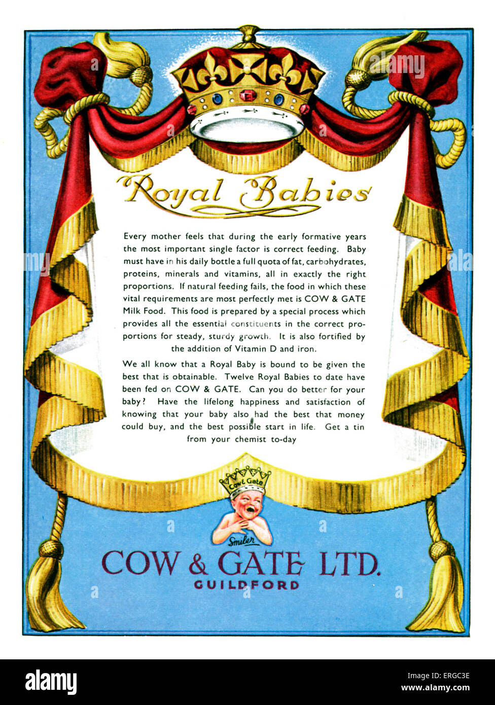 1950s adverts for food hi-res stock photography and images - Alamy