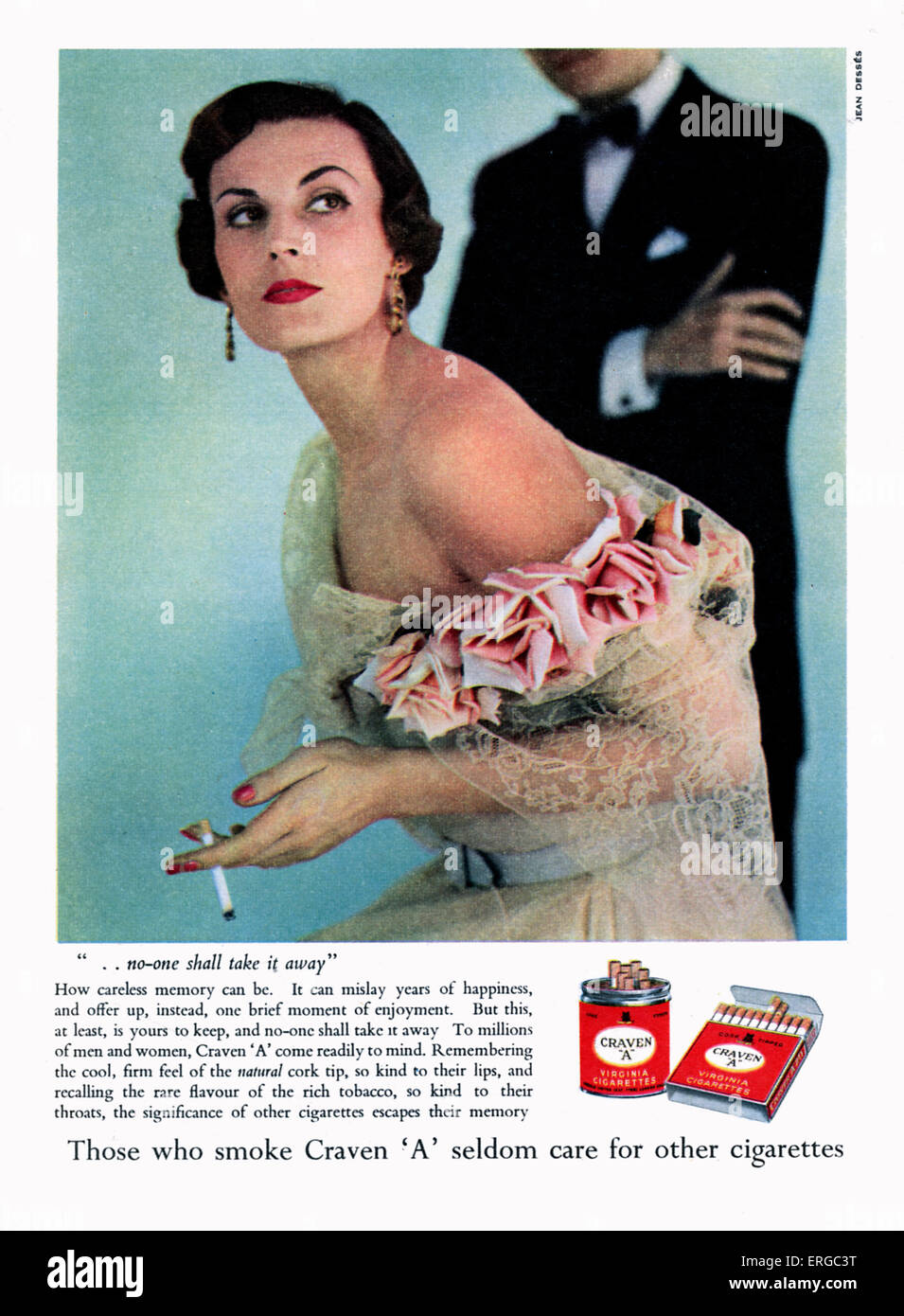 Cigarette smoking 1950s High Resolution Stock Photography and Images ...