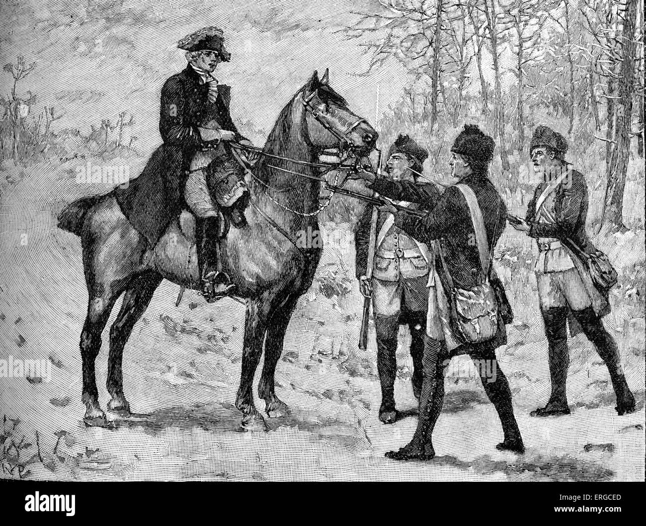 Major John André 's arrest in 1780, near New York, America. British ...