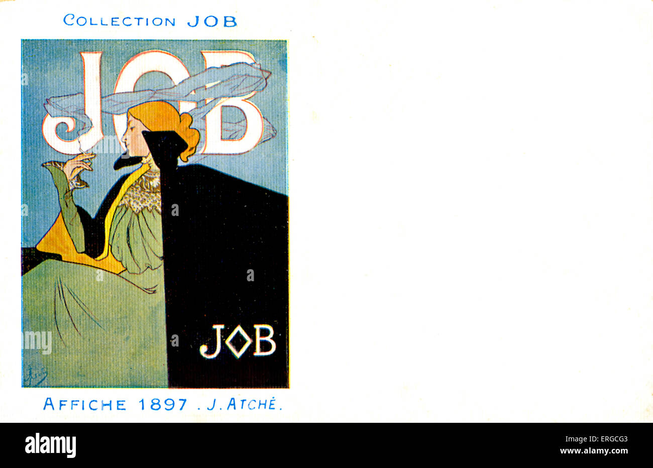 Collection Job - 1897 poster advert by J. Atché Stock Photo - Alamy