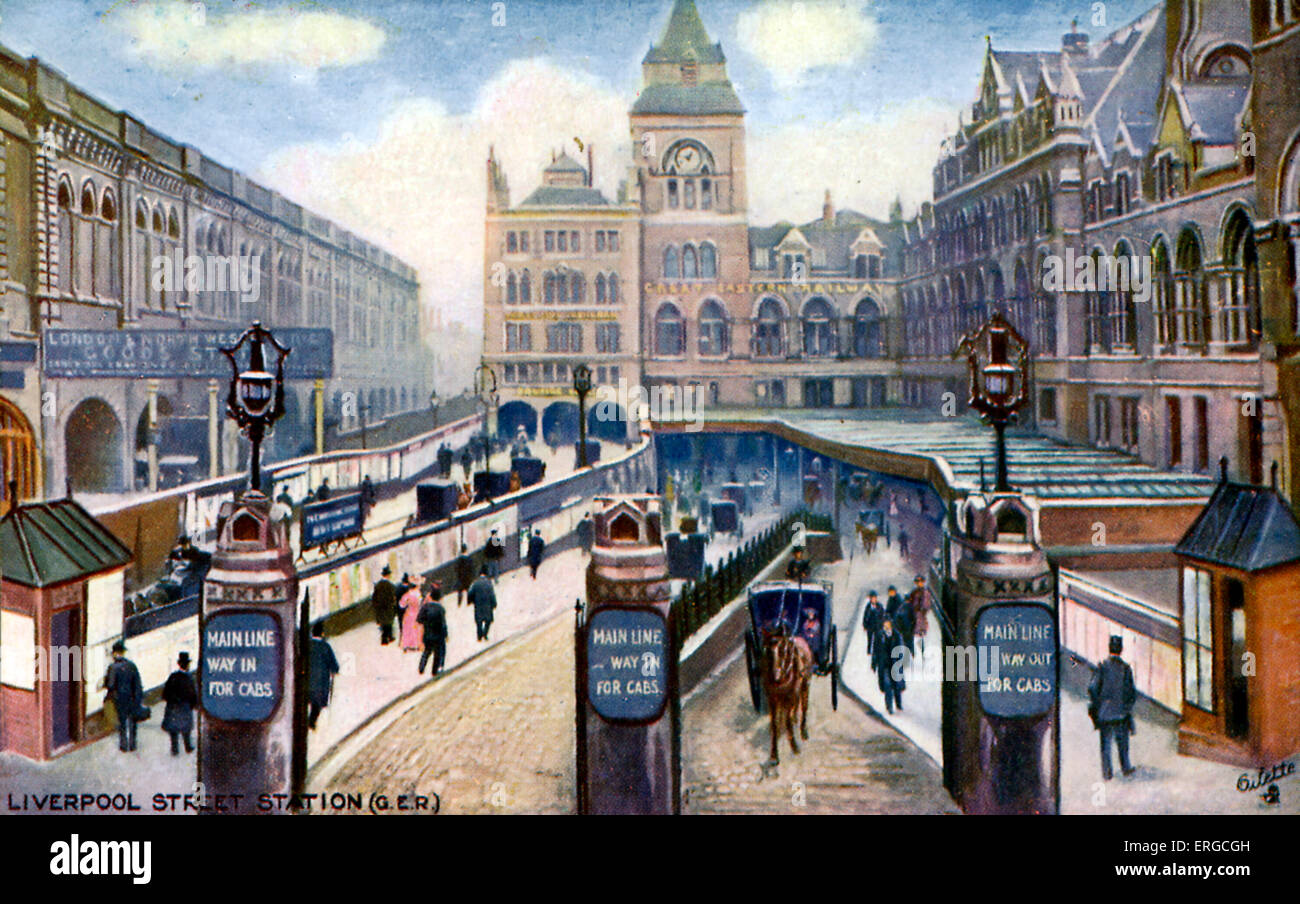 Liverpool street station entrance hi-res stock photography and images ...