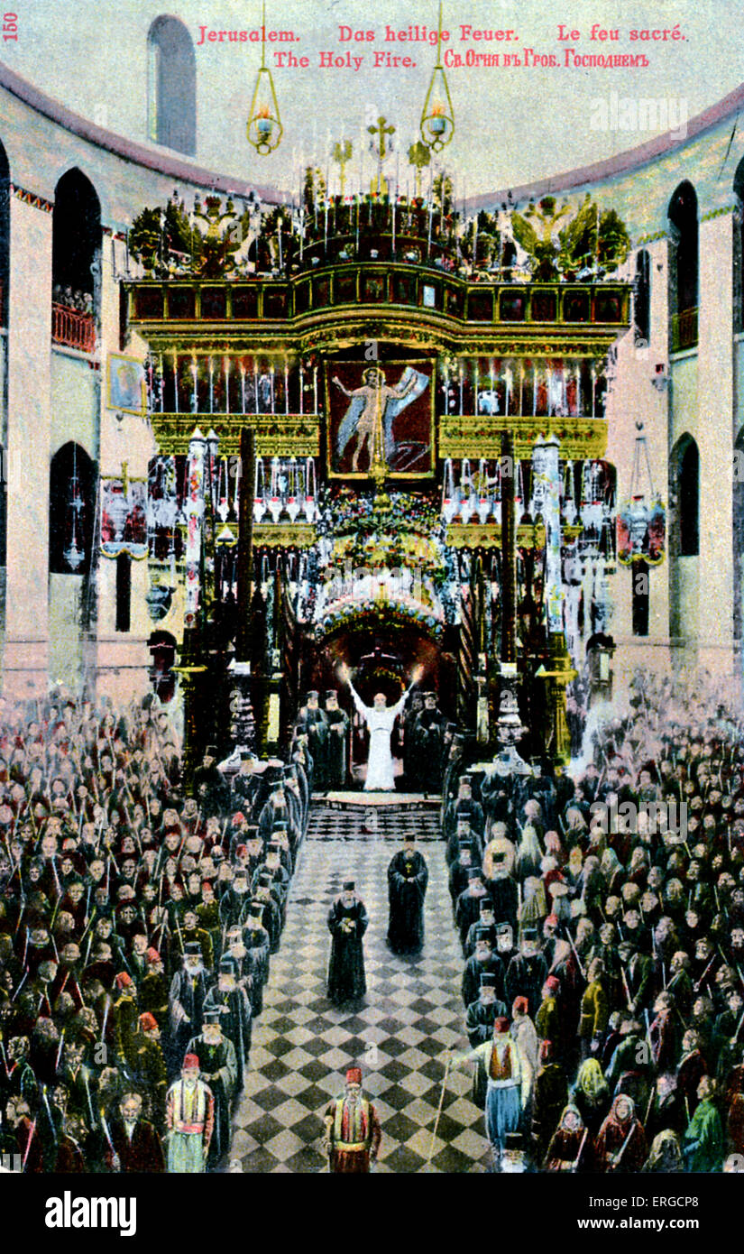 Jerusalem holy fire hi-res stock photography and images - Alamy