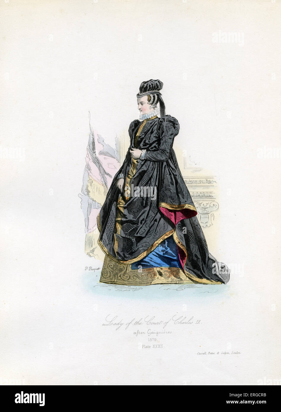 French court lady hi-res stock photography and images - Alamy