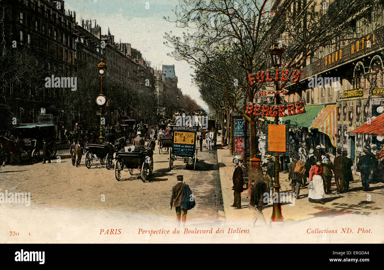Boulevard des italiens paris hi-res stock photography and images - Alamy