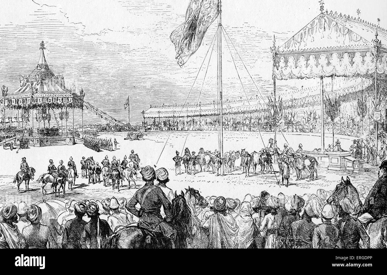 Proclamation of Queen Victoria as Empress of India - at the Imperial ...