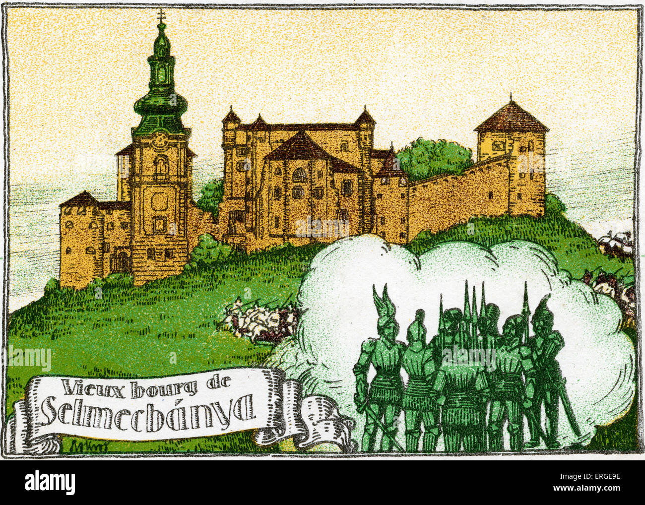 Selmecbánya - defended from Turkish invasion. From early 20th century ...