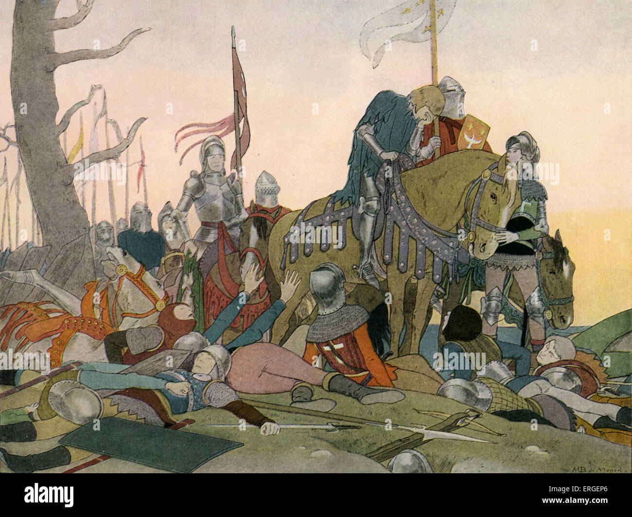 Joan of Arc surveys French casualties following failed attack on ...