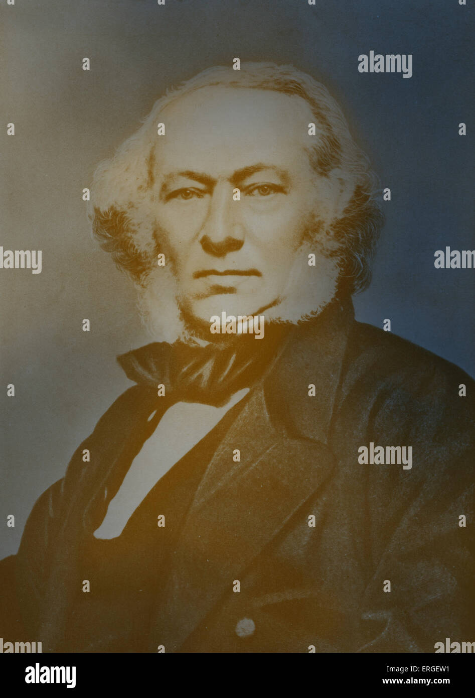 Richard Cobden - portrait. British manufacturer and Radical and Liberal ...