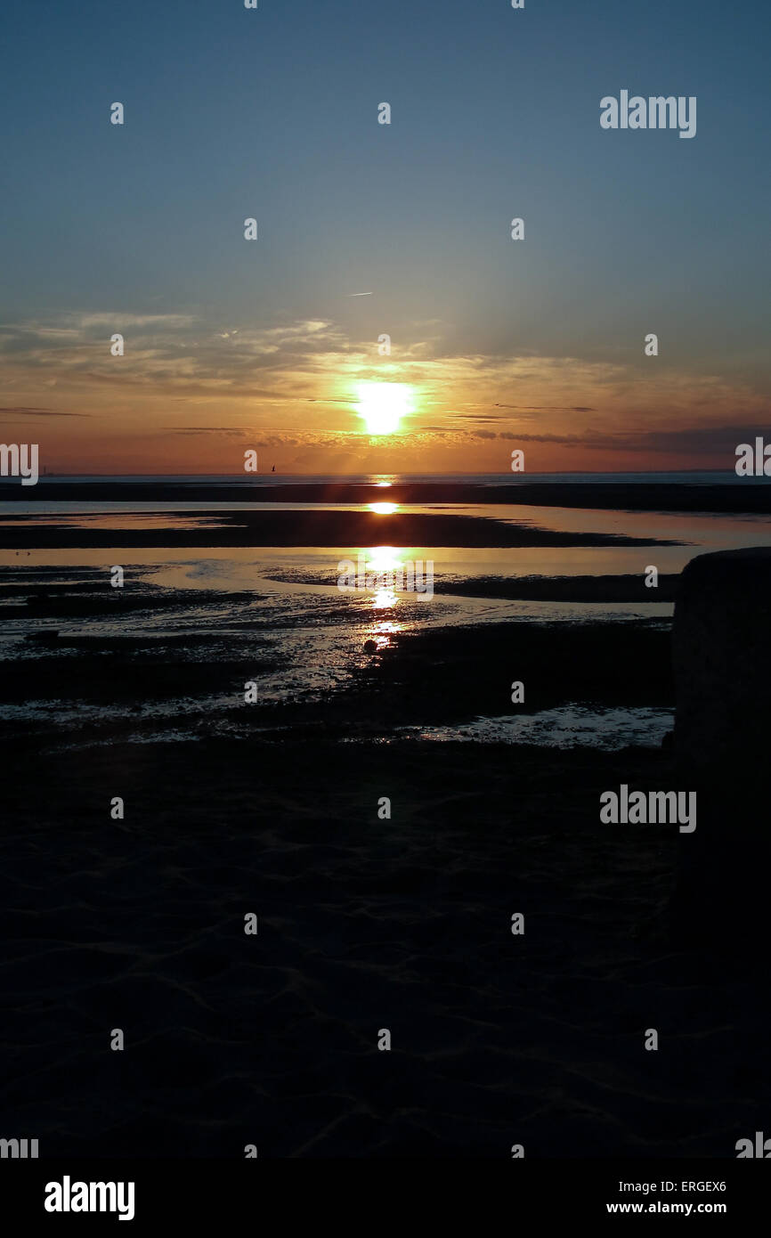 Cape Cod sunset at the beach - Cape Cod forms the easternmost portion ...