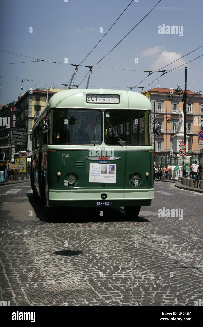Trolley buses vintage hi-res stock photography and images - Alamy
