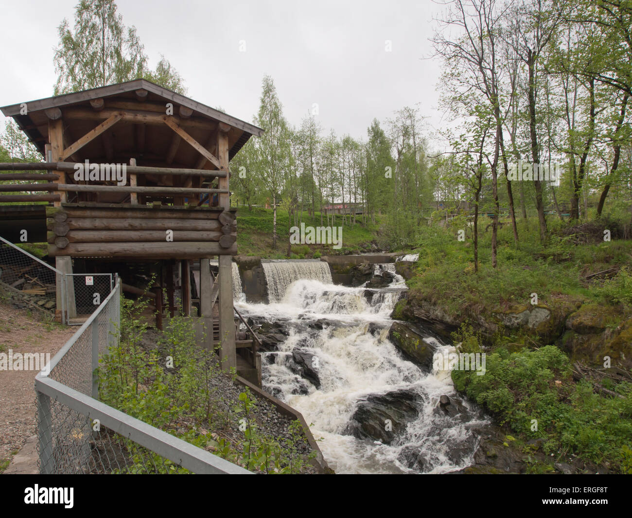 Water powered sawmill hi-res stock photography and images - Alamy
