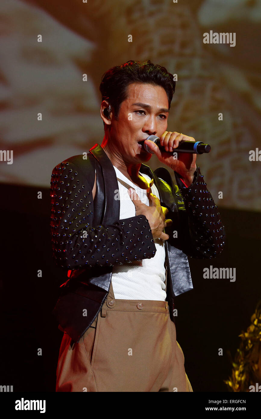 Toronto, Canada. 31 May 2015. Hong Kong singer Alex To performs at ...