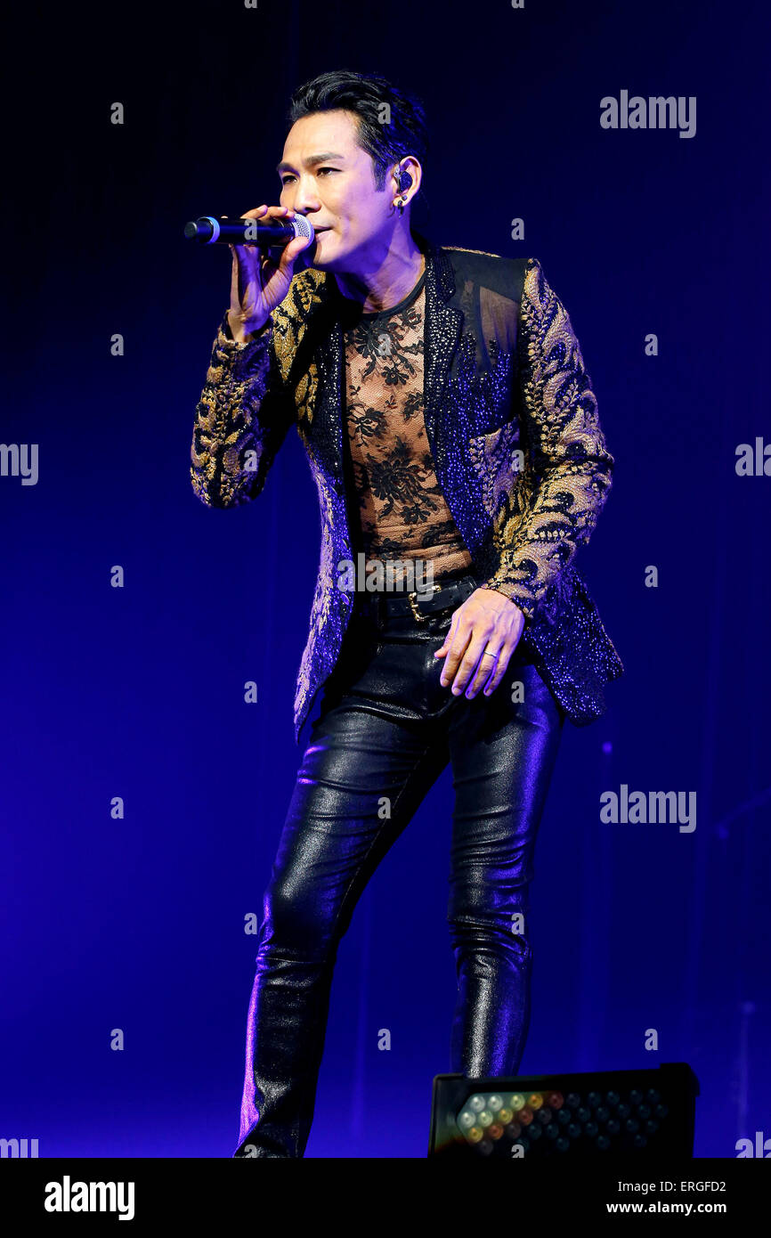 Toronto, Canada. 31 May 2015. Hong Kong singer Alex To performs at ...