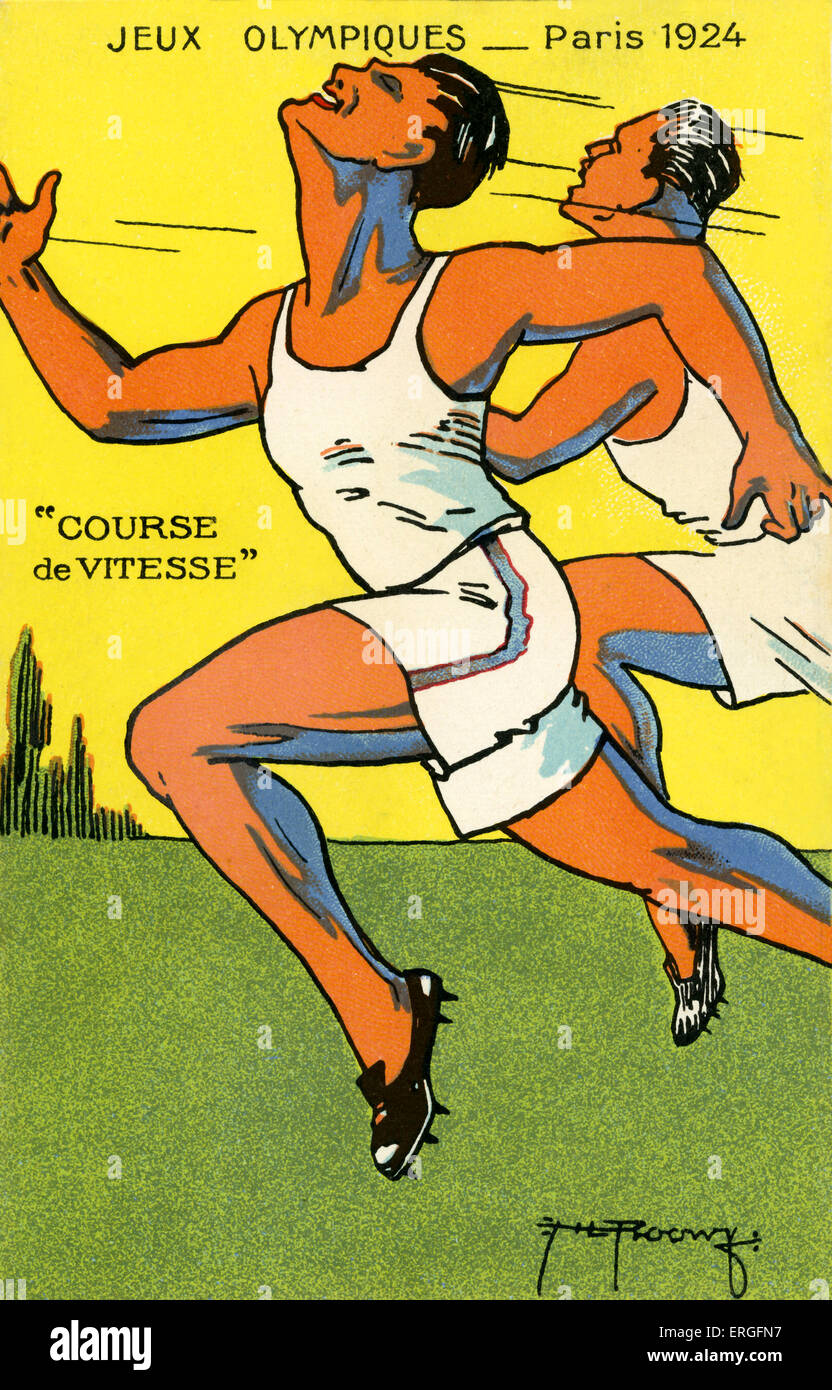 Olympic posters paris 1924 hi-res stock photography and images - Alamy