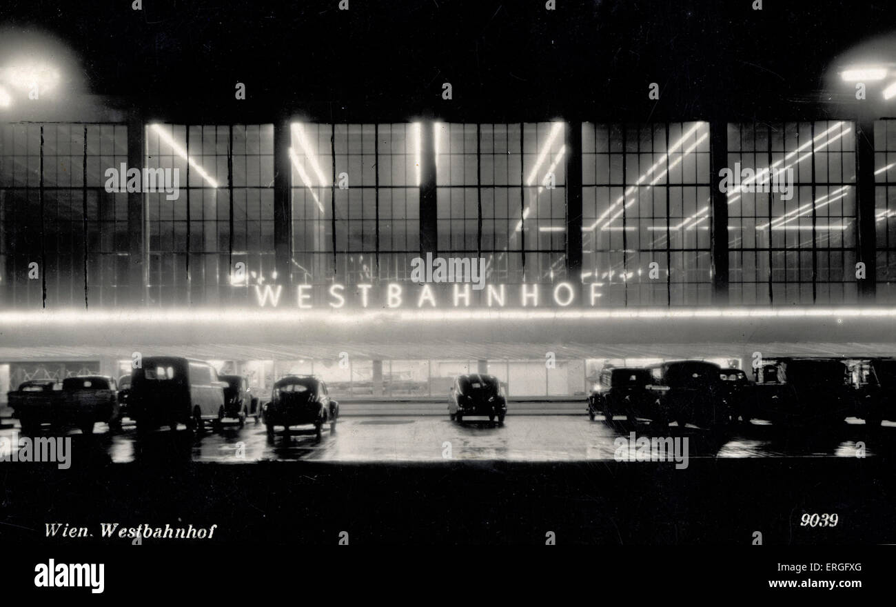 Westbahnhof, Vienna, Austria . 20th century Stock Photo - Alamy
