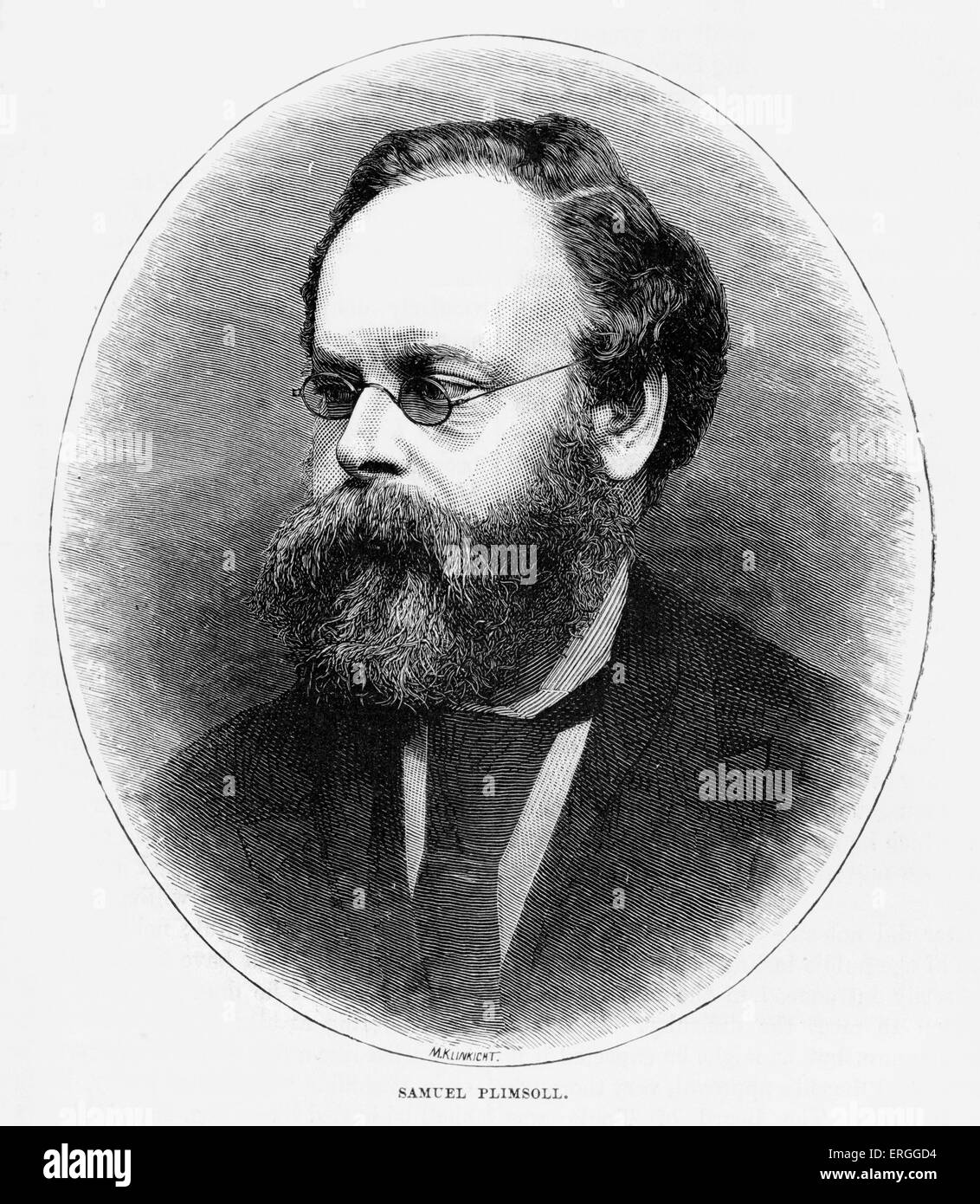 Samuel Plimsoll - portrait. British Liberal politician and social ...