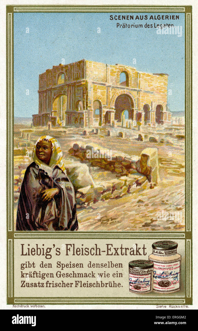 Algerian Scenes: Praetorium of the Legates . Illustration of 1910 ...