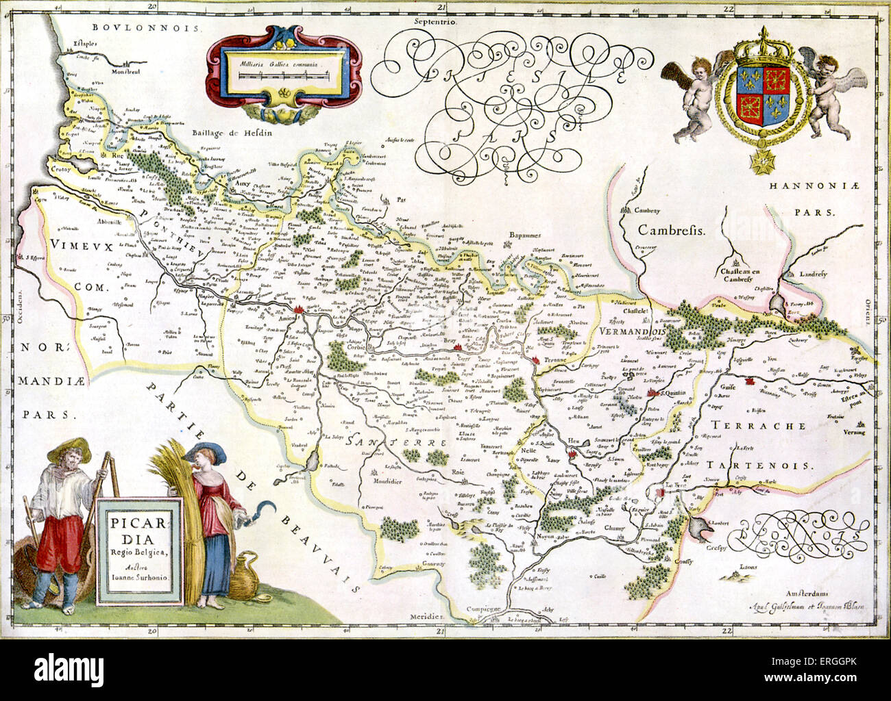 Map of europe seventeenth century hi-res stock photography and images ...