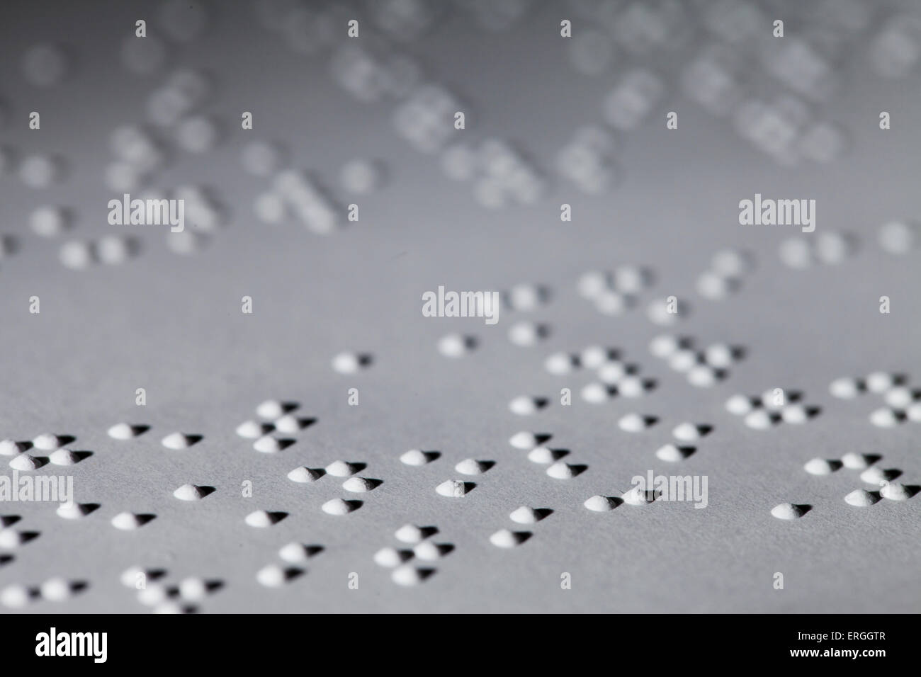 Braille text on paper - USA Stock Photo - Alamy