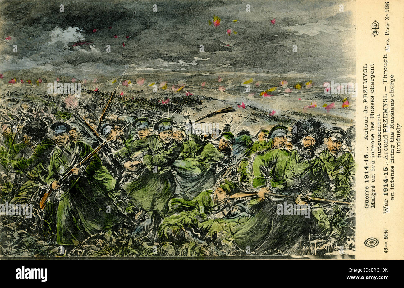 World War 1: Siege of Przemyśl, 24 September 1914 – 22 March 1915 Stock ...