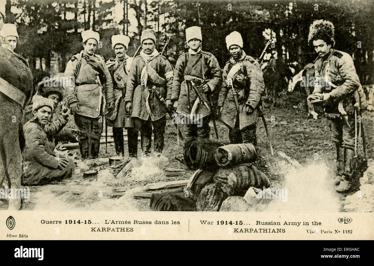 Ww1 russian 1914 hi-res stock photography and images - Alamy