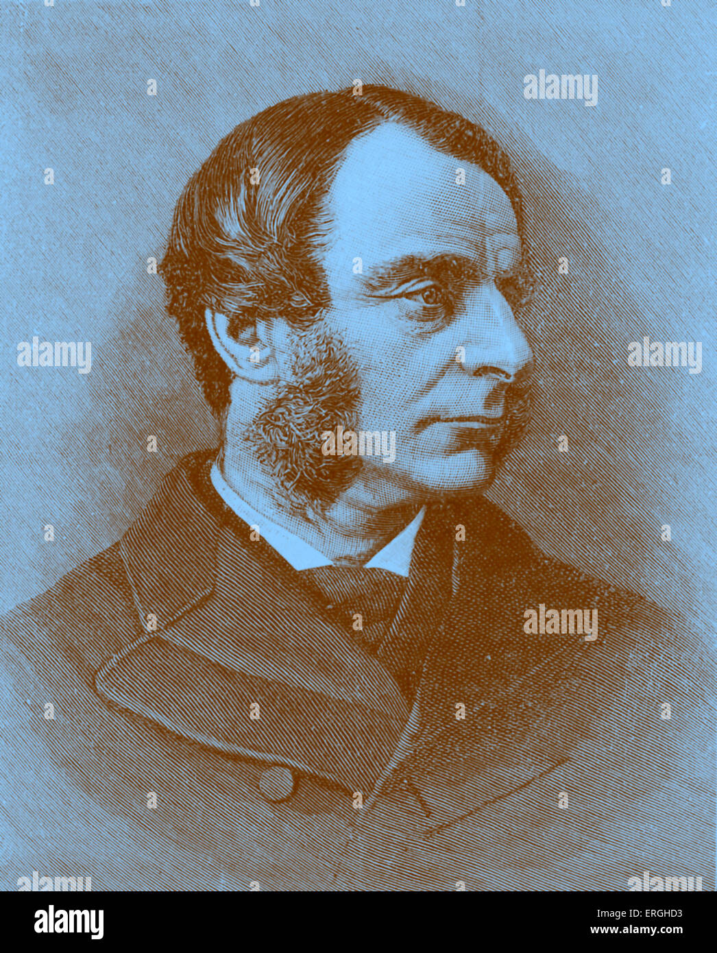Charles Kingsley - portrait. English priest of the Church of England ...