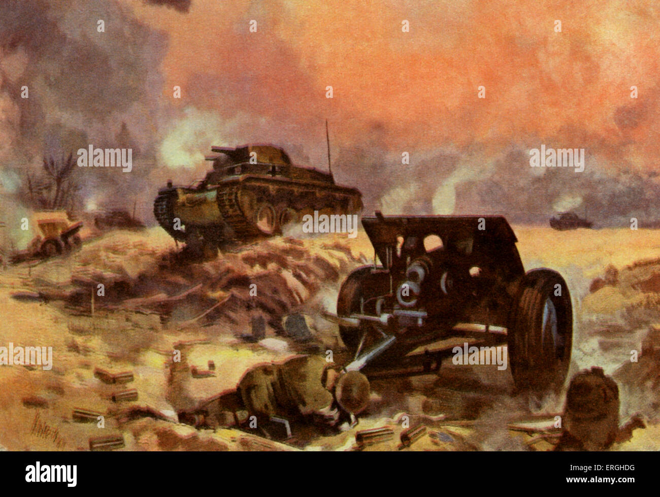 Ww2 german field artillery hi-res stock photography and images - Alamy