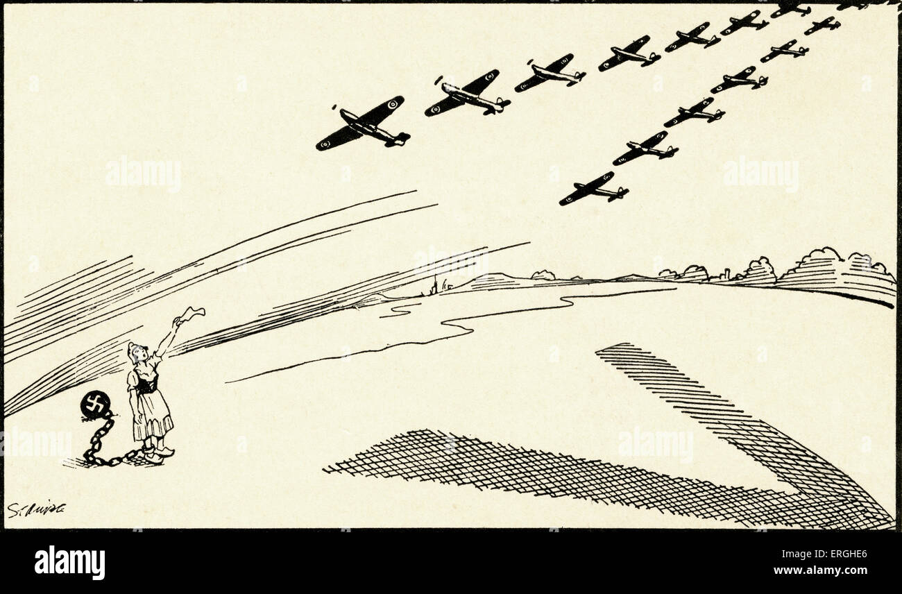 World war ii cartoon hi-res stock photography and images - Alamy