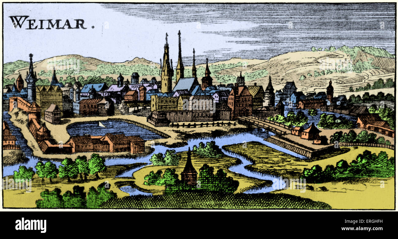 Weimar - overview early 18th century. Connections Bach, Liszt. Bach ...