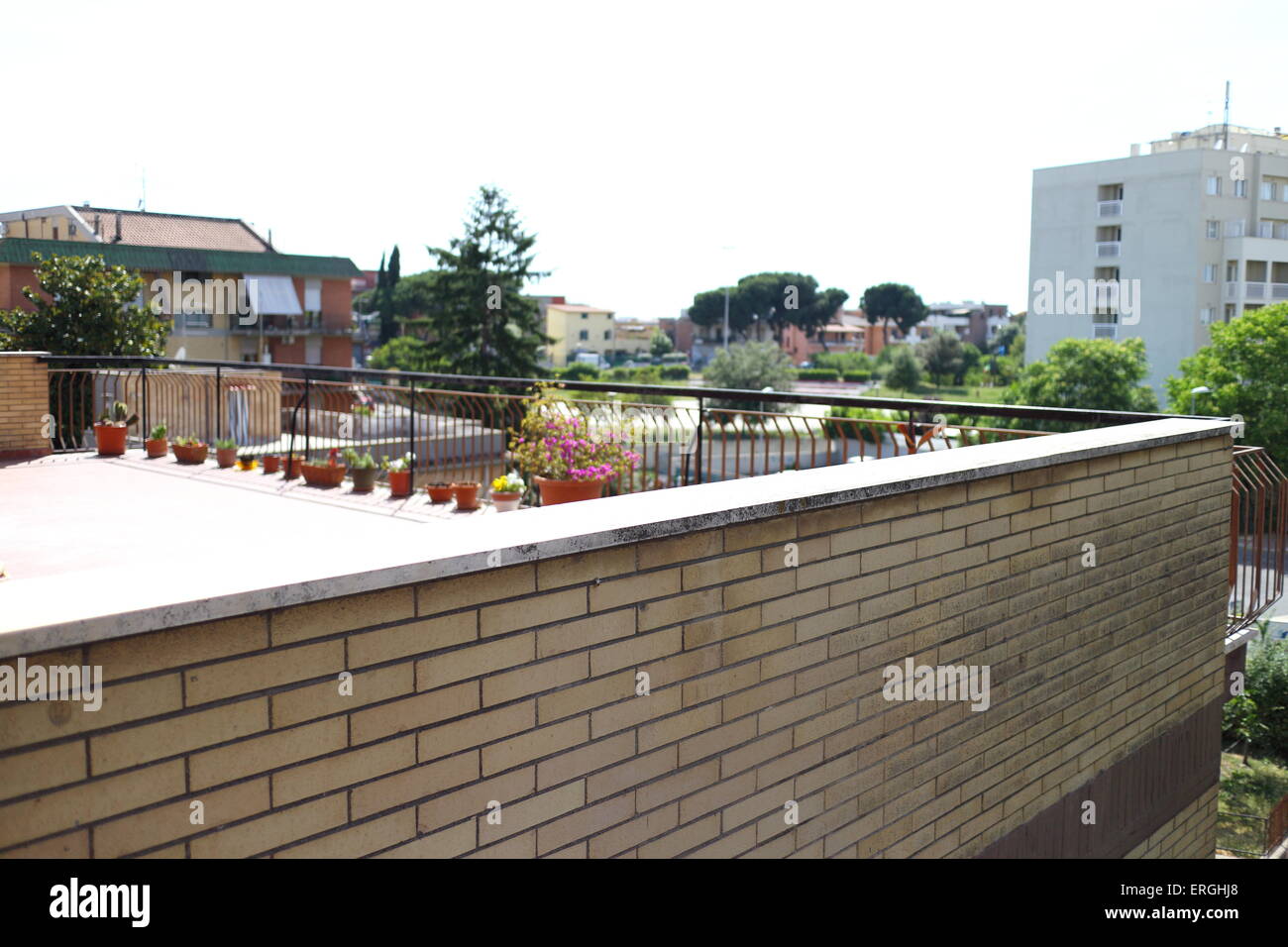 Balcony railing hi-res stock photography and images - Alamy