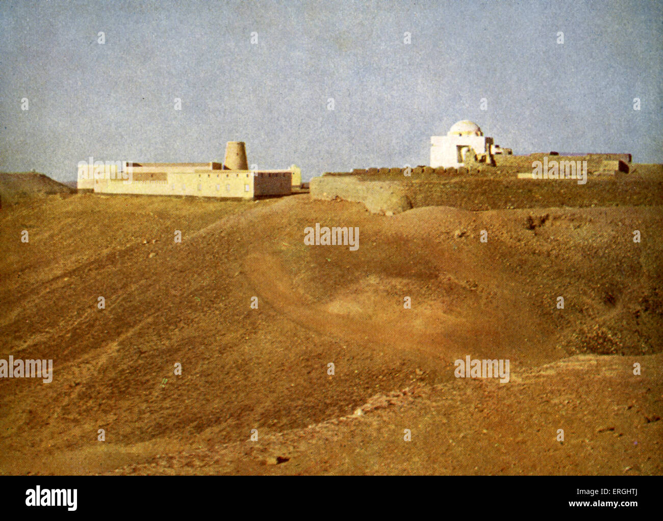 Fort Tagug, Egypt. Photograph in book of 1923 Stock Photo - Alamy