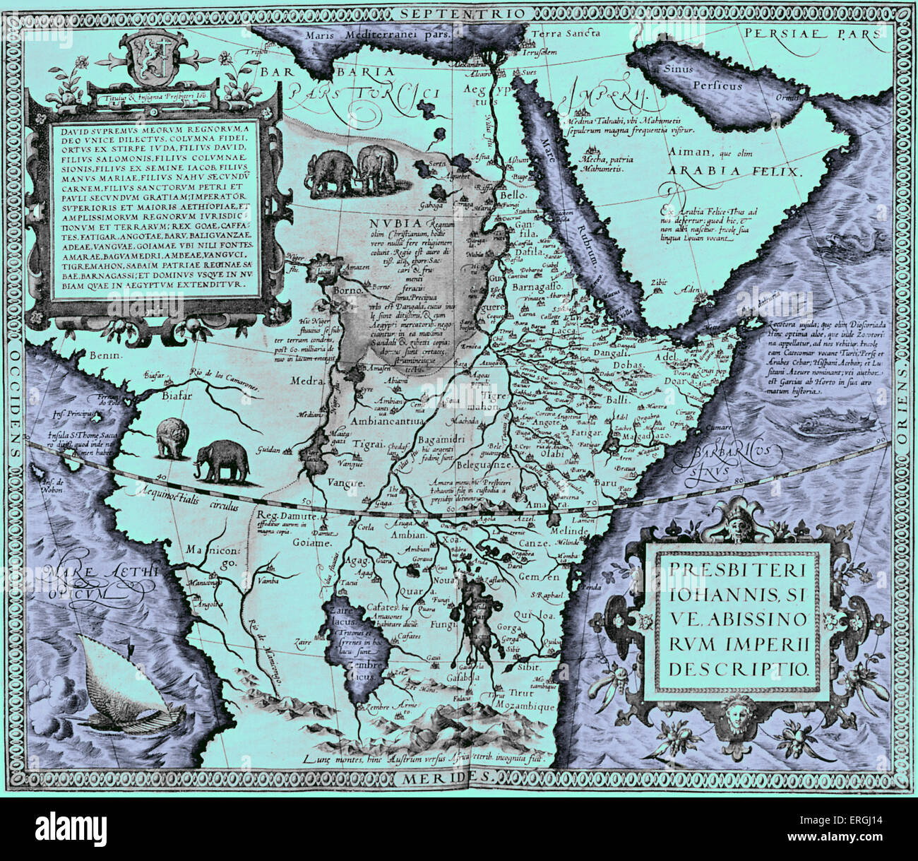 Abyssinia map hi-res stock photography and images - Alamy