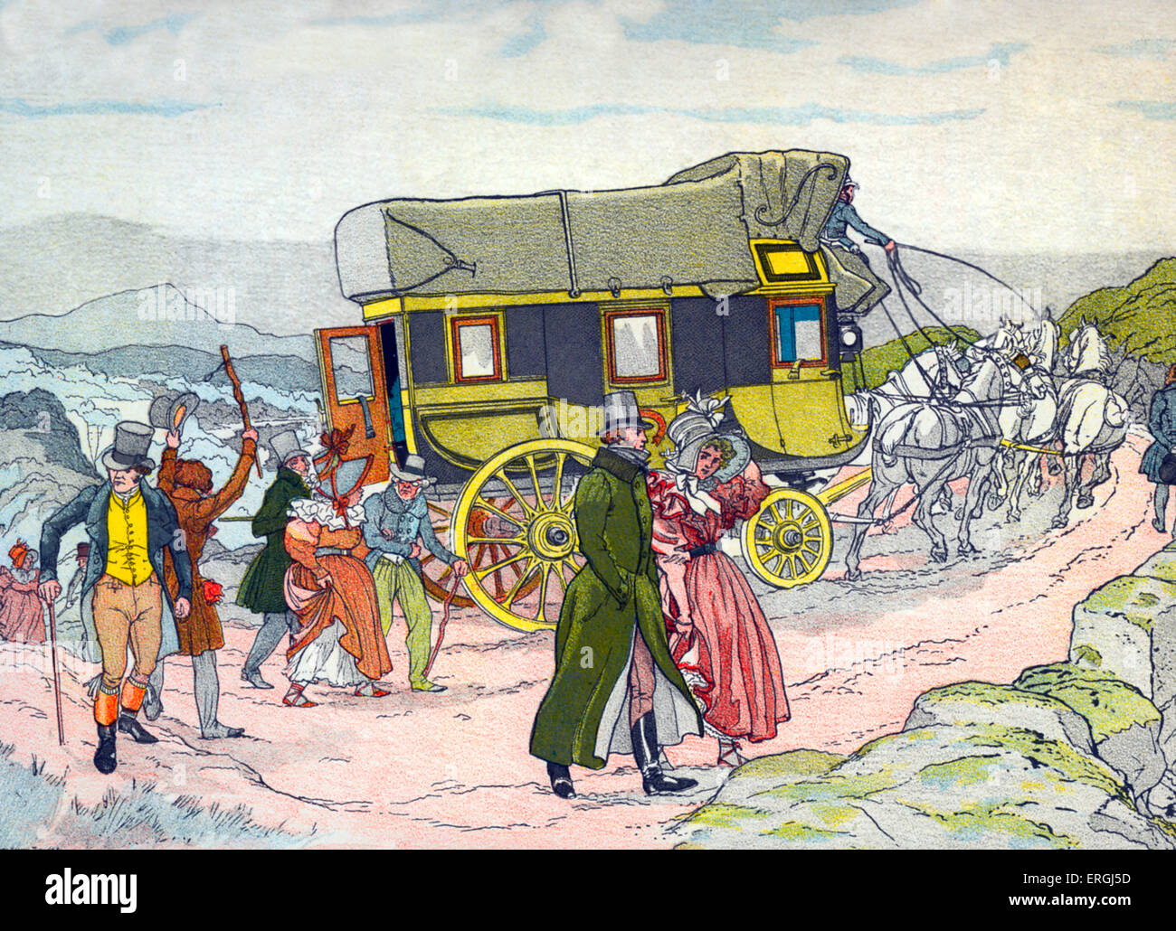 French diligence hi-res stock photography and images - Alamy