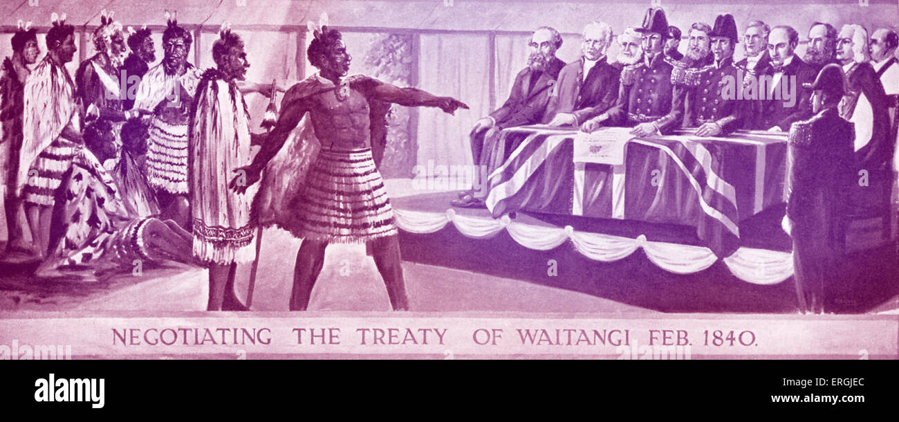 Treaty of waitangi hi-res stock photography and images - Alamy