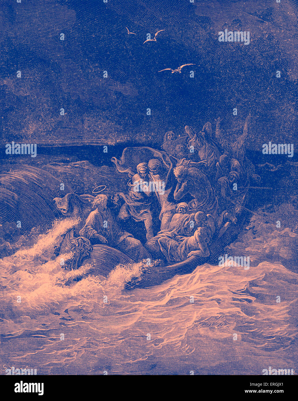 Jesus calms the storm hi-res stock photography and images - Alamy