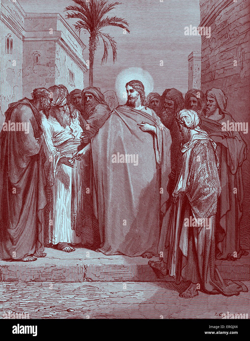 Christ and the Tribute Money. Jesus is asked whether it is right to pay ...