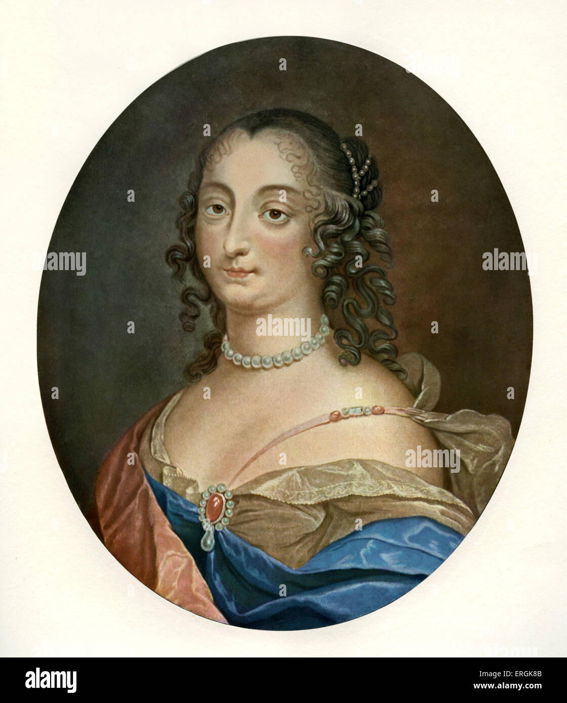 Ninon de Lenclos (1620 - 1705) - after engraving by Francois Janinet ...