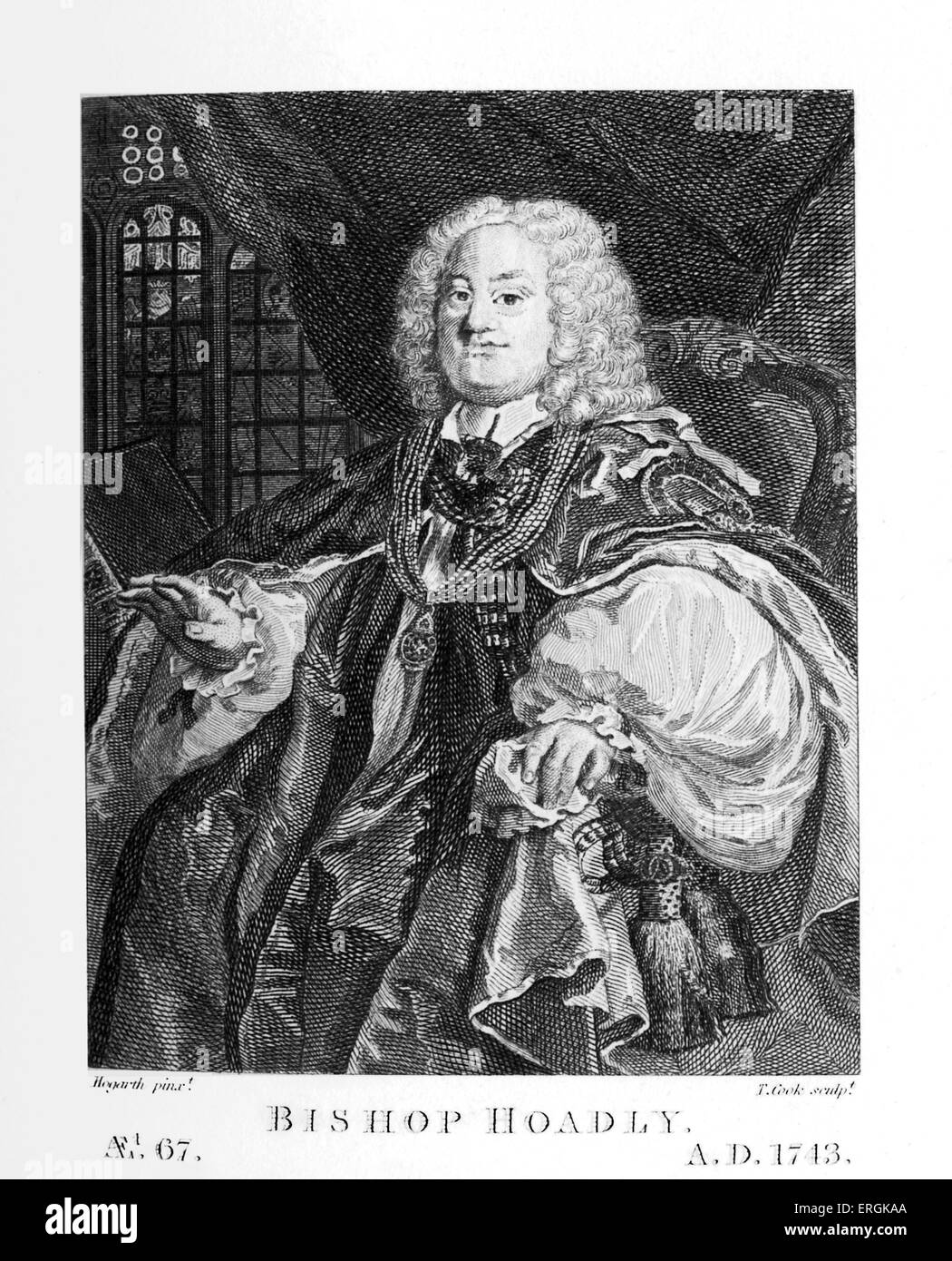 Bishop Hoadly by William Hogarth, 1743. Benjamin Hoadly (1676-1761 ...
