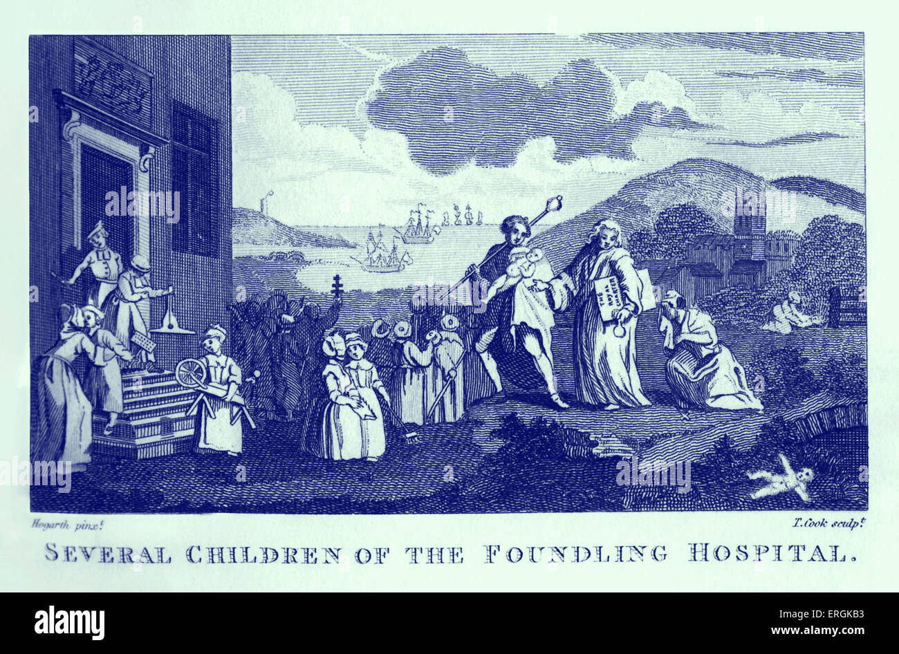 Serveral children of the Foundling Hospital by William Hogarth, 1739 ...