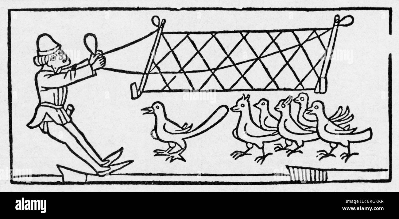 Medieval hunting bird Black and White Stock Photos & Images - Alamy