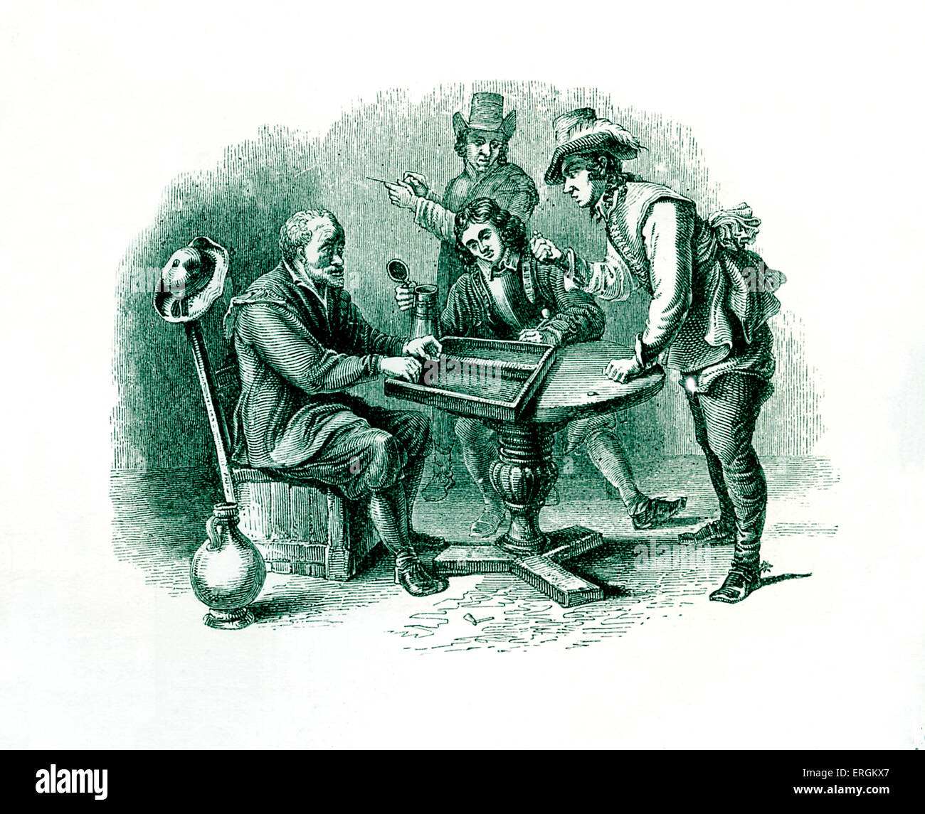 Tric trac game hi-res stock photography and images - Alamy