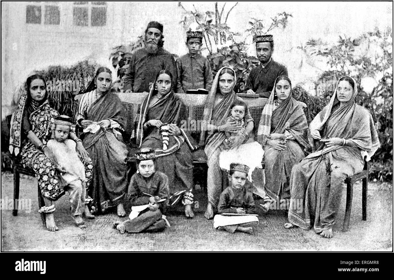 Bene Israel (Beni-Israel) family in Mumbai, (Bombay) India, formerly ...