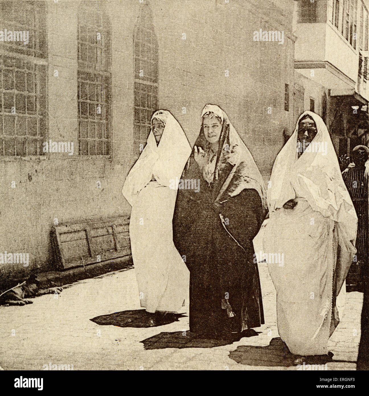 Christian women in Damascus, Syria in 1894 Stock Photo - Alamy