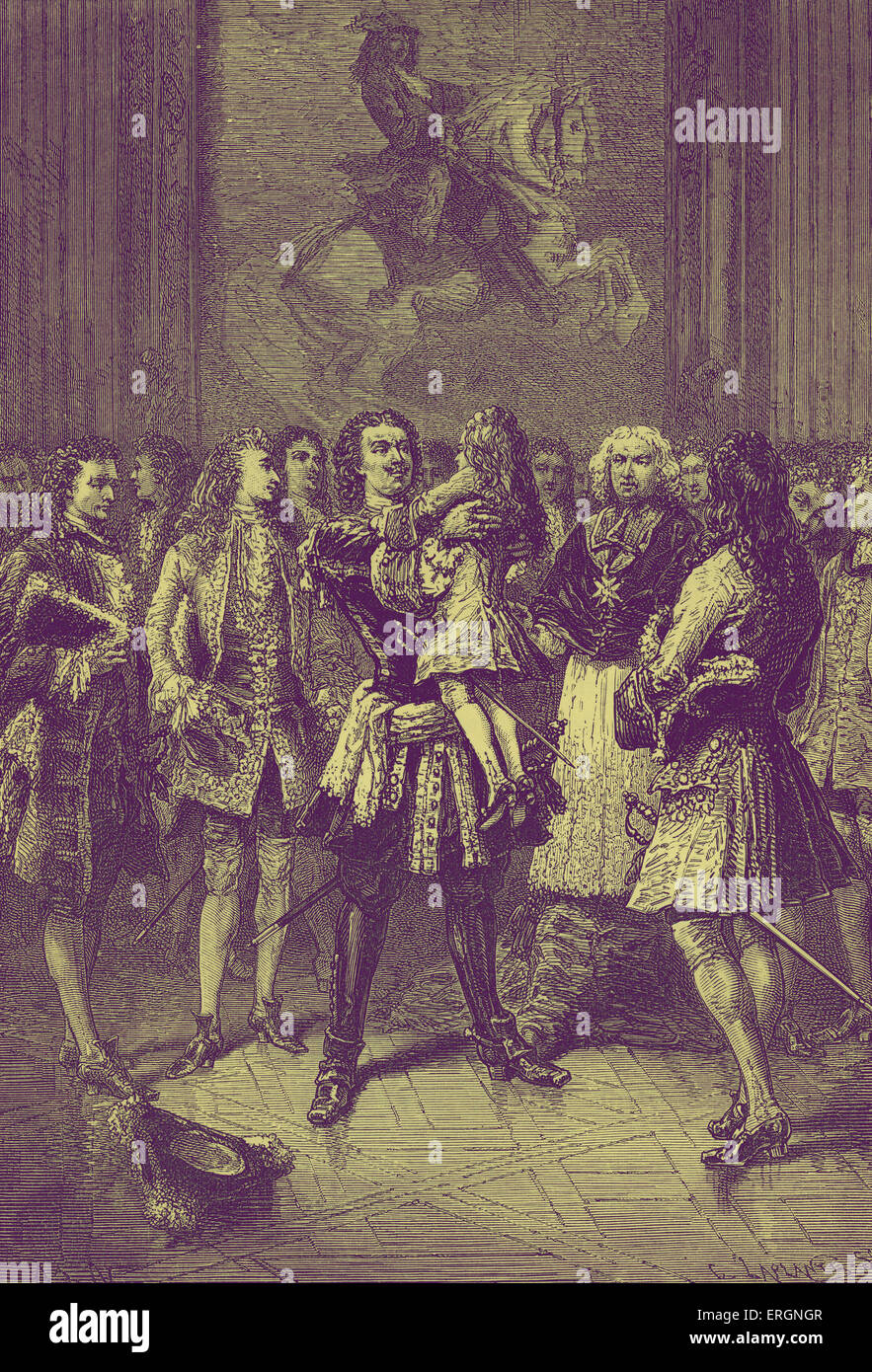 In 1717, when only seven years old, Louis XV received a visit from ...