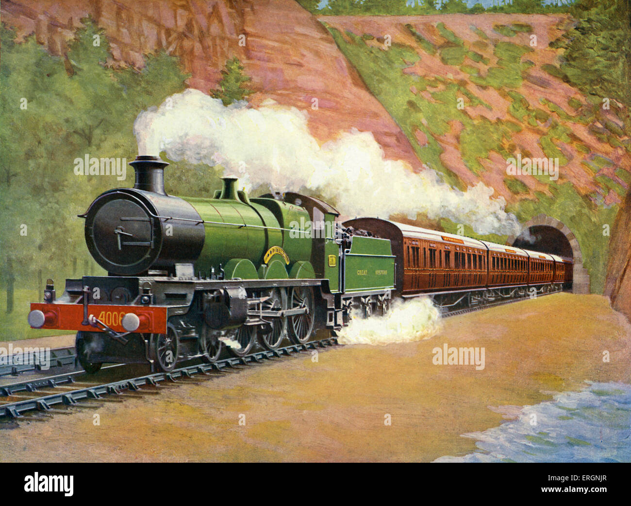 Cornish riviera express 1904 hi-res stock photography and images - Alamy